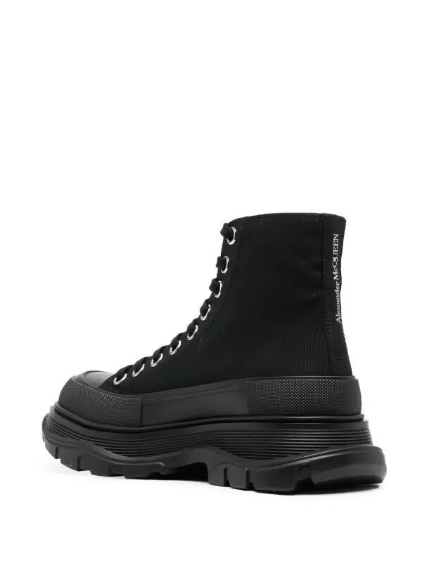 Alexander McQueen Tread Slick Lace-up Boots