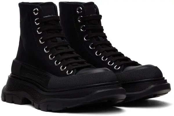 Alexander McQueen Tread Slick Lace-up Boots