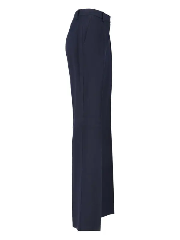 Max Mara Carbone Pleated Trousers - Black