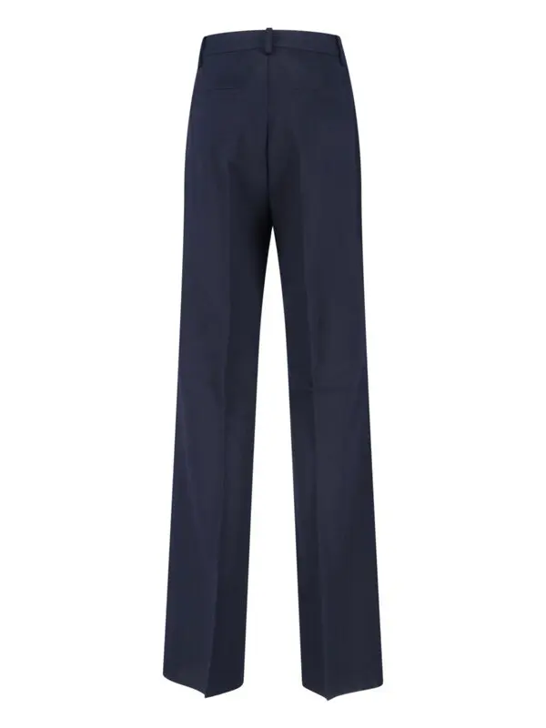 Max Mara Carbone Pleated Trousers - Black