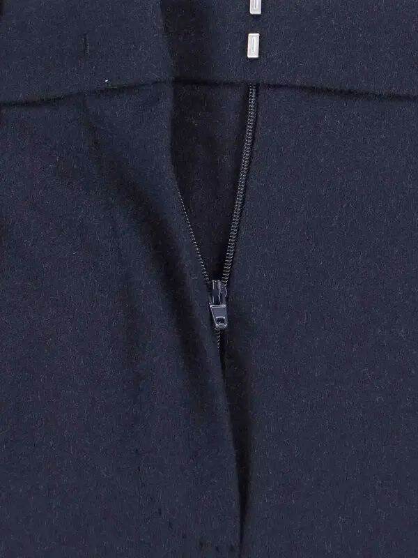 Max Mara Carbone Pleated Trousers - Black
