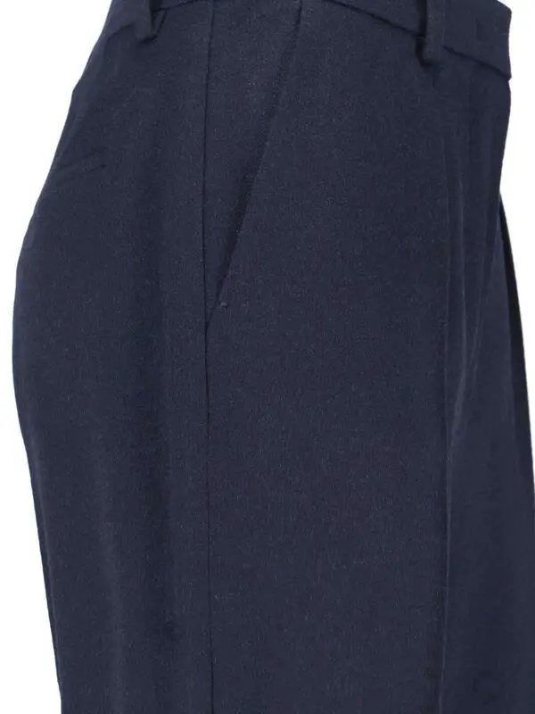 Max Mara Carbone Pleated Trousers - Black