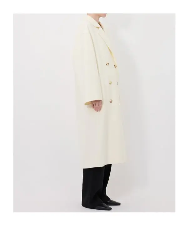 Loulou De Saison Borneo Long Double-breasted Coat - Ivory
