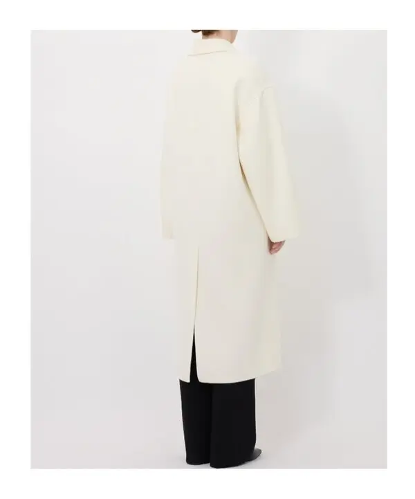 Loulou De Saison Borneo Long Double-breasted Coat - Ivory