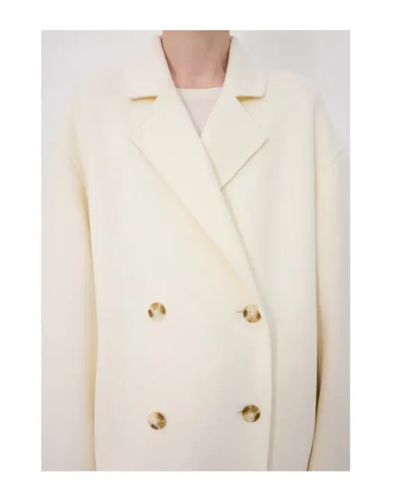 Loulou De Saison Borneo Long Double-breasted Coat - Ivory