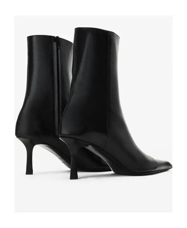 Alexander Wang Viola 77mm Pointed Toe Zip Up Leather Boots