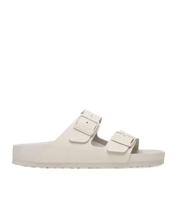 BIRKENSTOCK Open-toe Slip-on Sandals With Adjustable Buckle Straps - Eggshell