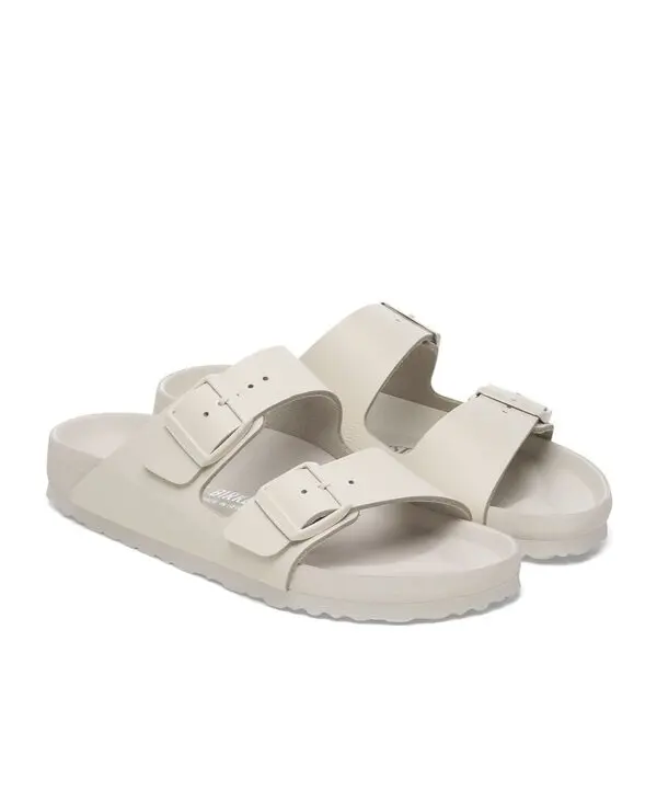 BIRKENSTOCK Open-toe Slip-on Sandals With Adjustable Buckle Straps - Eggshell