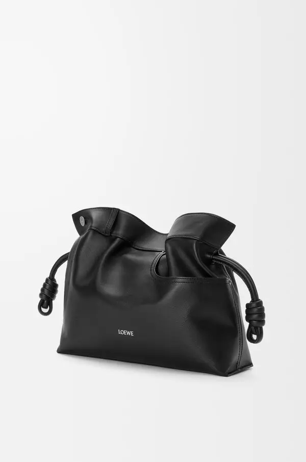 Loewe Flamenco Medium Shoulder Bag - Black