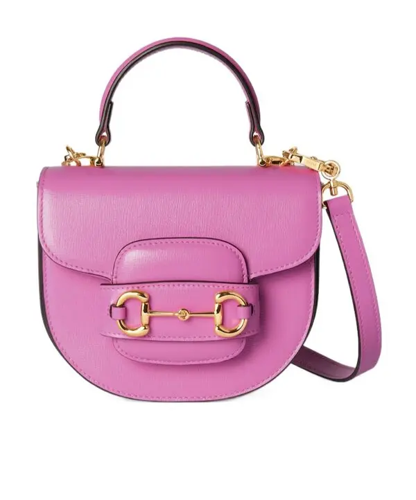 Gucci Horsebit 1955 Mini Shoulder Bag - Pink