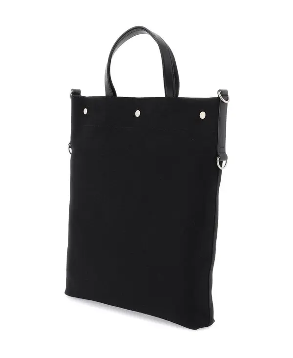 Saint Laurent Printed Logo Shoulder Bag - Black