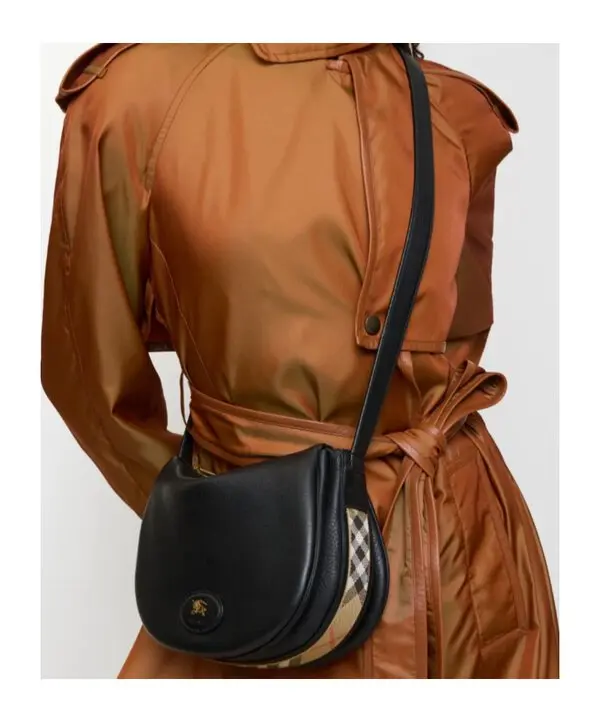 Burberry Foldover Shoulder Bag - Black