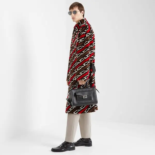 Fendi Soft Trunk Logo Handbag