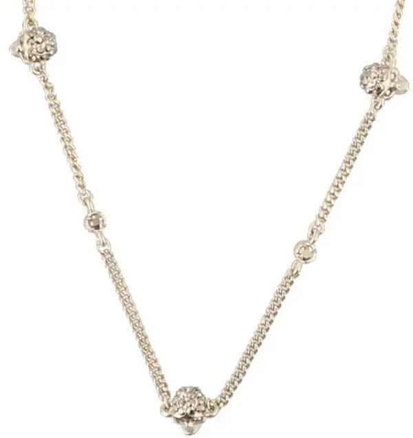 Alexander McQueen Gold Skull Pendant Necklace