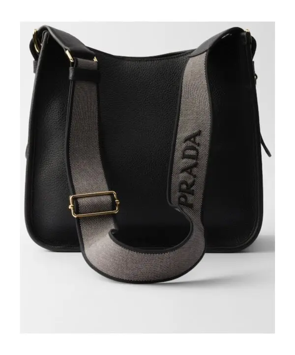 Prada Hobo Crossbody Bag - Black