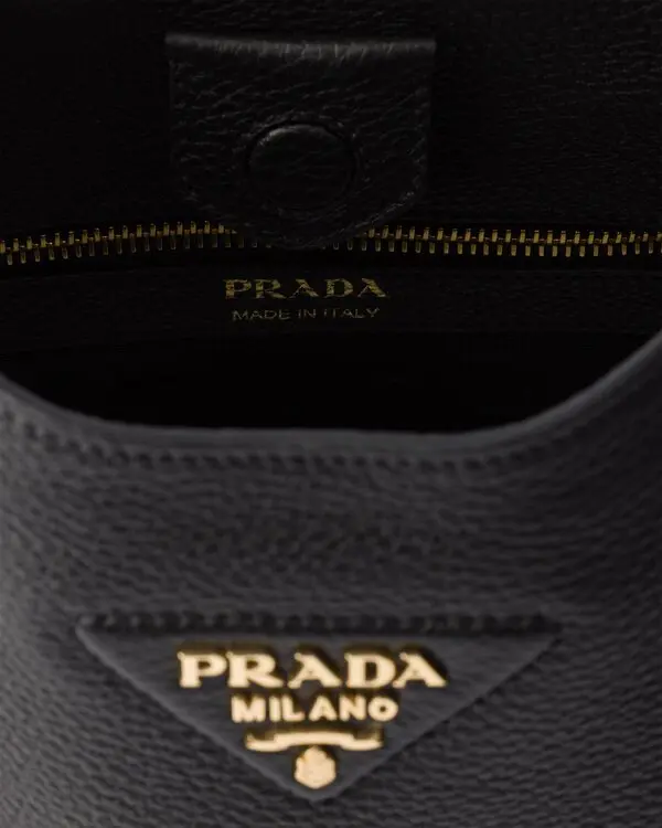 Prada Hobo Crossbody Bag - Black