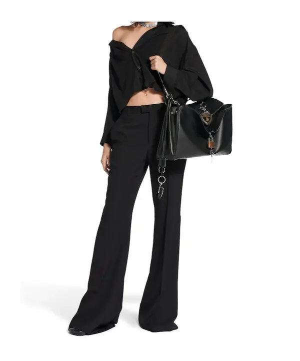 Balenciaga Automobili Lamborghini Rodeo Handbag Large - Black