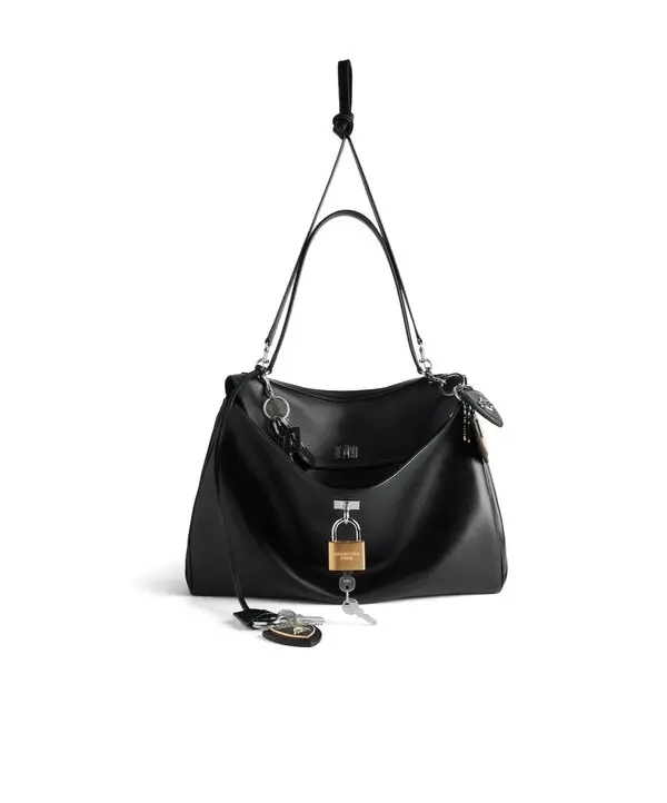 Balenciaga Automobili Lamborghini Rodeo Handbag Large - Black
