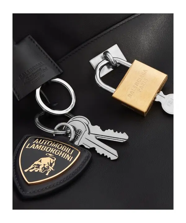 Balenciaga Automobili Lamborghini Rodeo Handbag Large - Black
