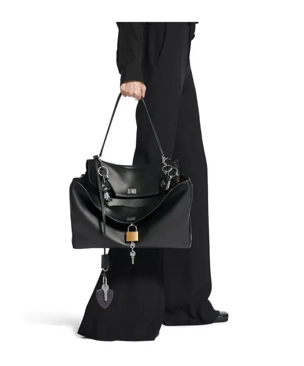 Balenciaga Automobili Lamborghini Rodeo Handbag Large - Black