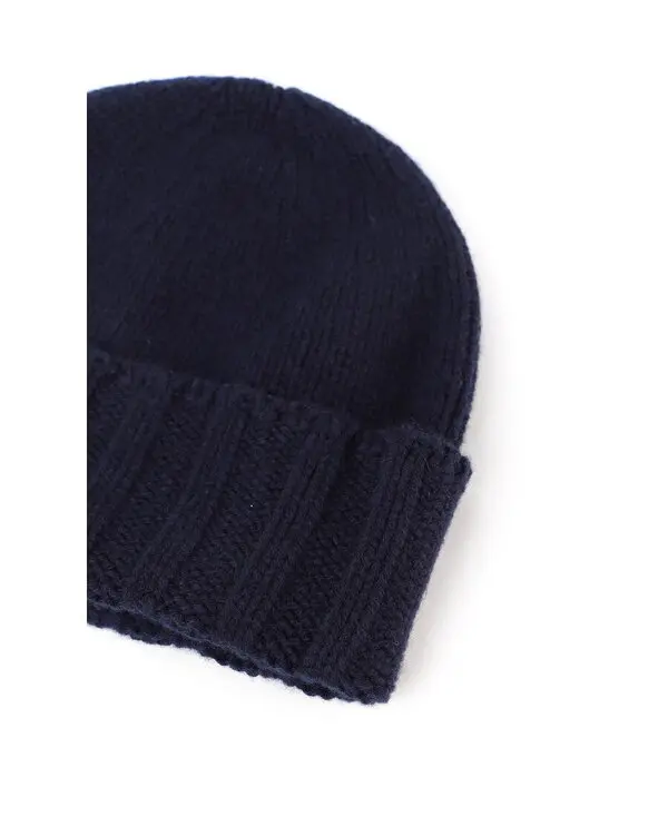 DRUMOHR Ribbed Beanie Hat - Black