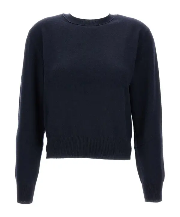 LISA YANG Greer Crewneck Knitted Sweater - Black
