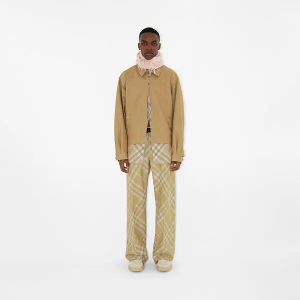 Burberry Logo-patch Fringed-edge Reversible Scarf