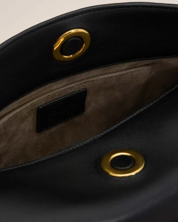 AMI Paris Logo Engraved Shoulder Bag