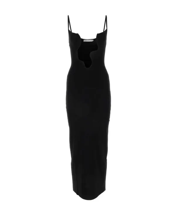 Christopher Esber Cutout Knitted Maxi Dress - Black