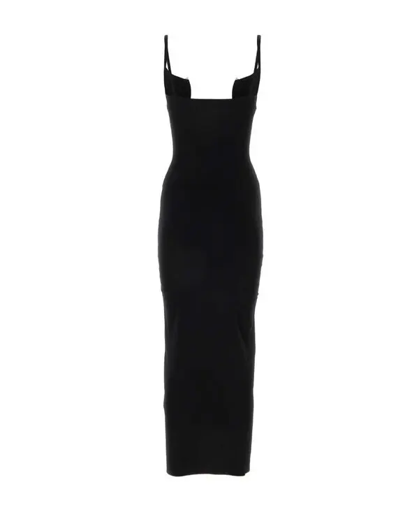 Christopher Esber Cutout Knitted Maxi Dress - Black