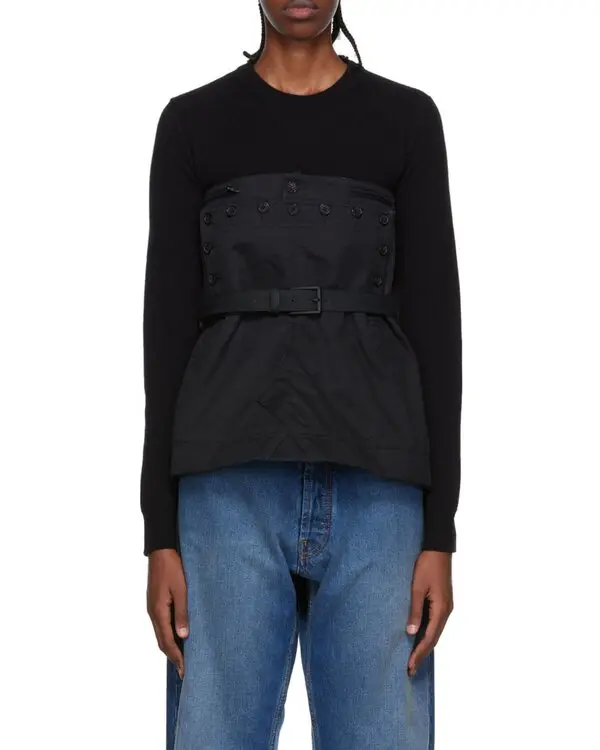 MAISON MARGIELA Cotton Corset Bodice