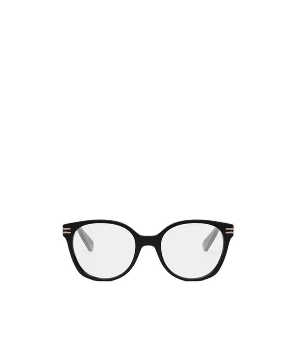 BVLGARI Round-frame Eyeglasses - Black