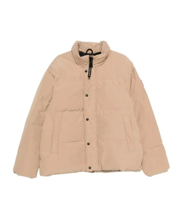 Canada Goose Bayview Logo Patch Down Jacket - Nude