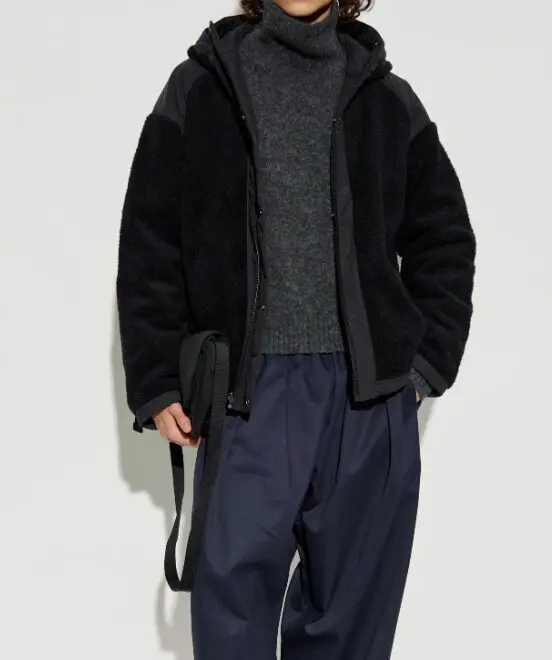 Canada Goose Logo-patch Fleece Hooded Jacket