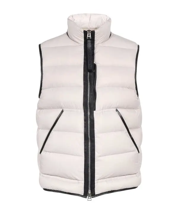 TOM FORD Quilted Cotton Vest - White