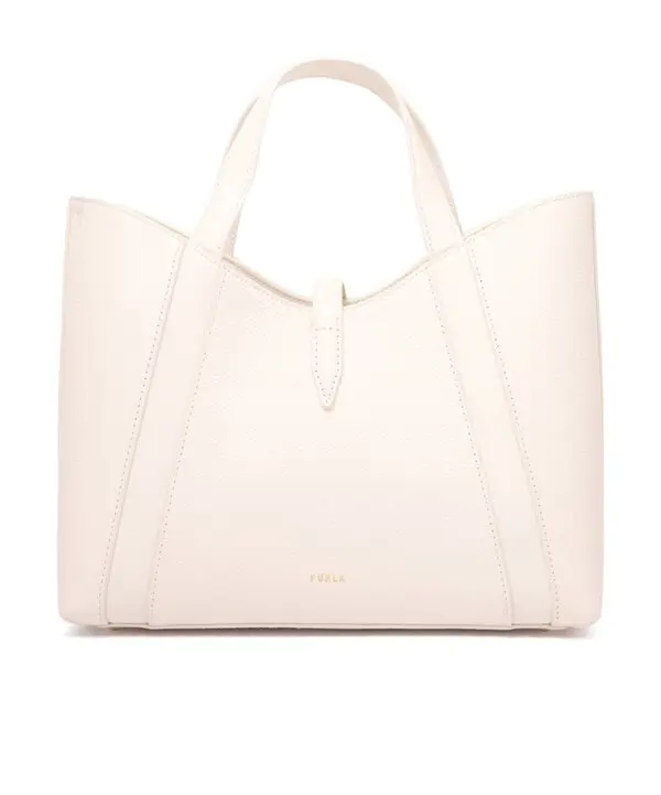 Furla Goccia S Tote Bag - White