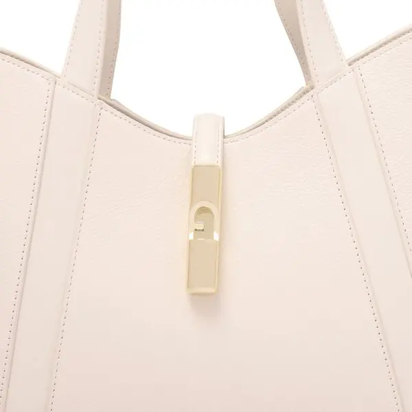 Furla Goccia S Tote Bag - White