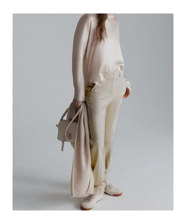 Marella Wide-leg Tailored Trousers With Branded Detail