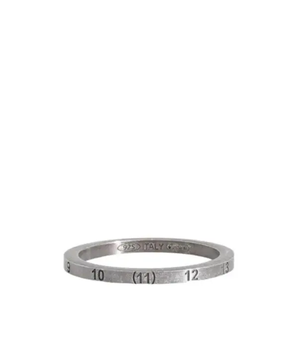 MAISON MARGIELA Number Engraved Ring - Gray