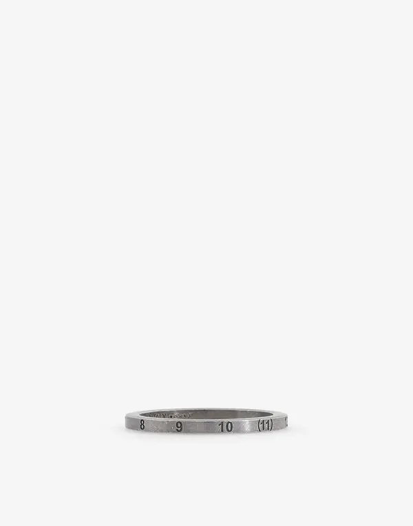 MAISON MARGIELA Number Engraved Ring - Gray