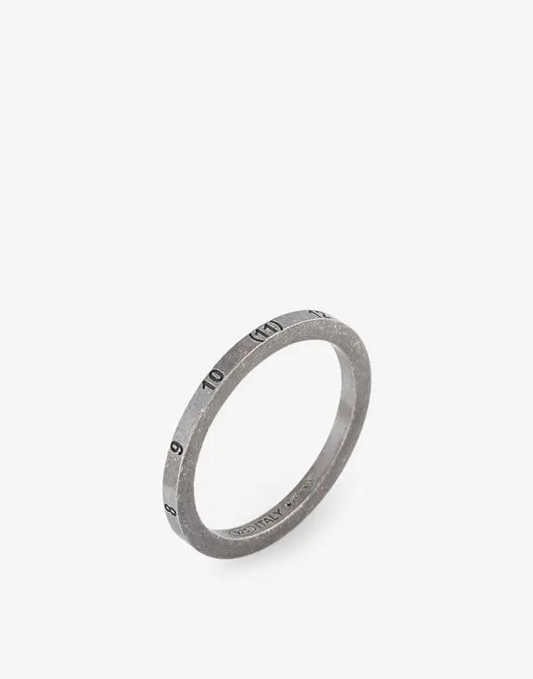MAISON MARGIELA Number Engraved Ring - Gray