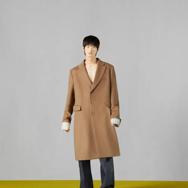 Gucci Camel Hair Single Breasted Coat