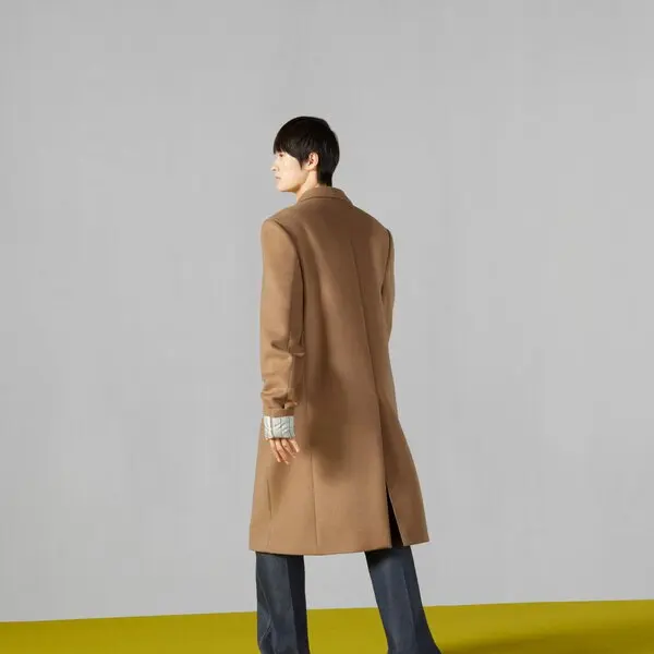 Gucci Camel Hair Single Breasted Coat