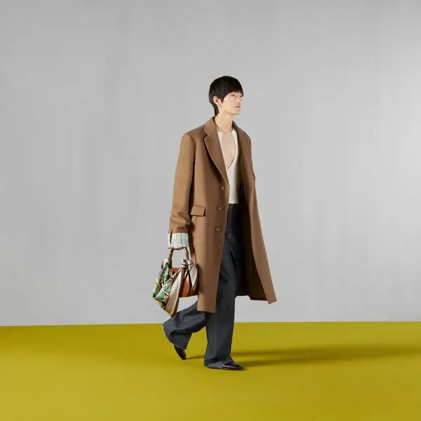 Gucci Camel Hair Single Breasted Coat