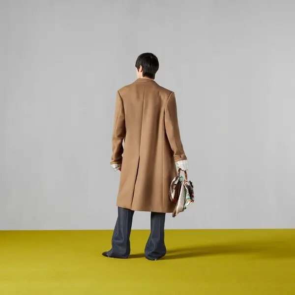 Gucci Camel Hair Single Breasted Coat