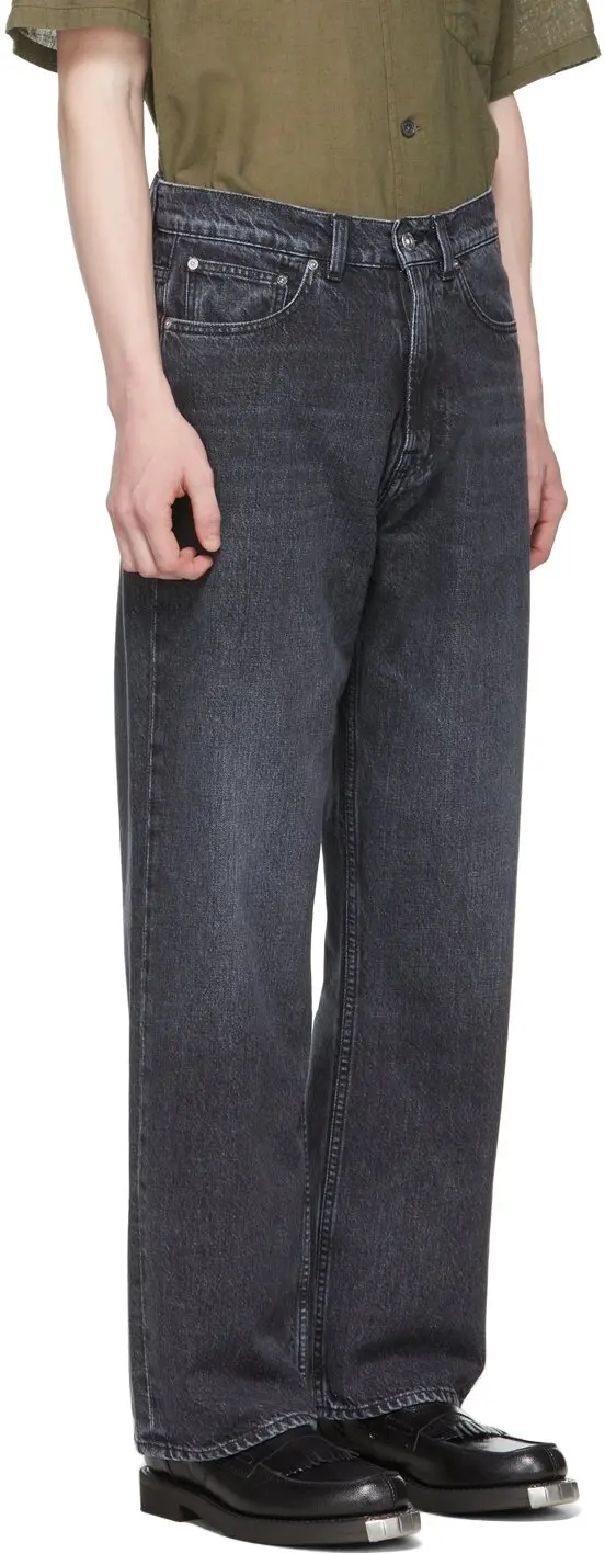 Our Legacy Third Cut Relaxed Jeans In Wash - Black