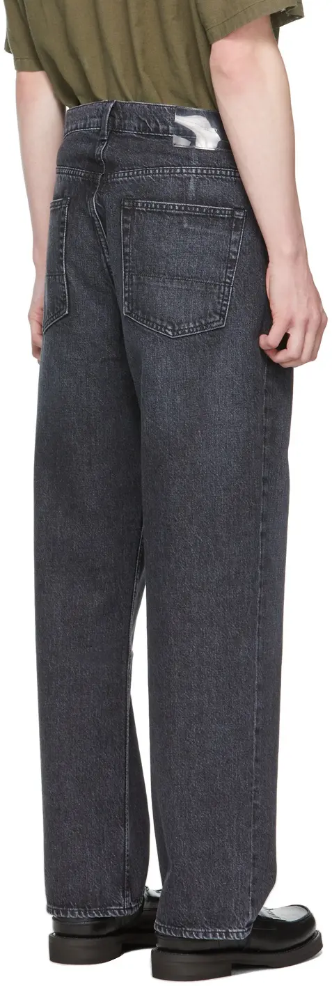 Our Legacy Third Cut Relaxed Jeans In Wash - Black