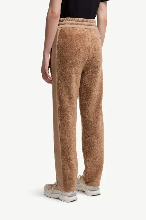 Moncler Teddy Jogger Pants - Beige