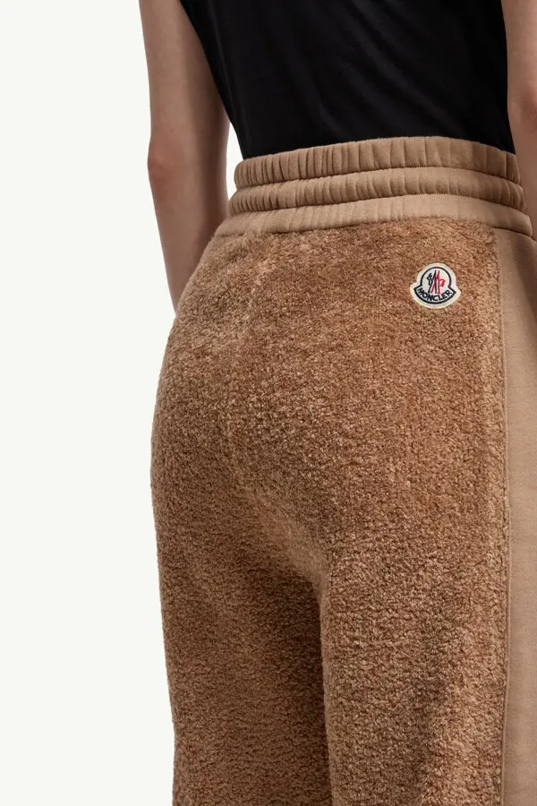 Moncler Teddy Track Pants - Beige