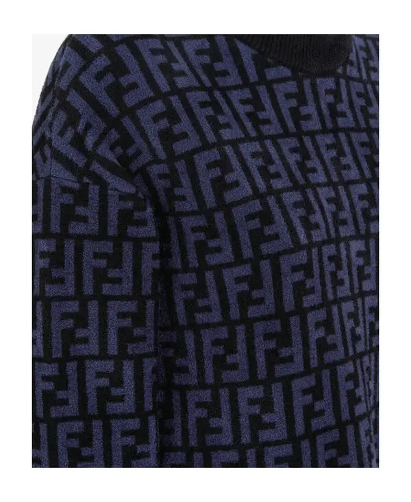 Fendi Ff Velvet Jumper